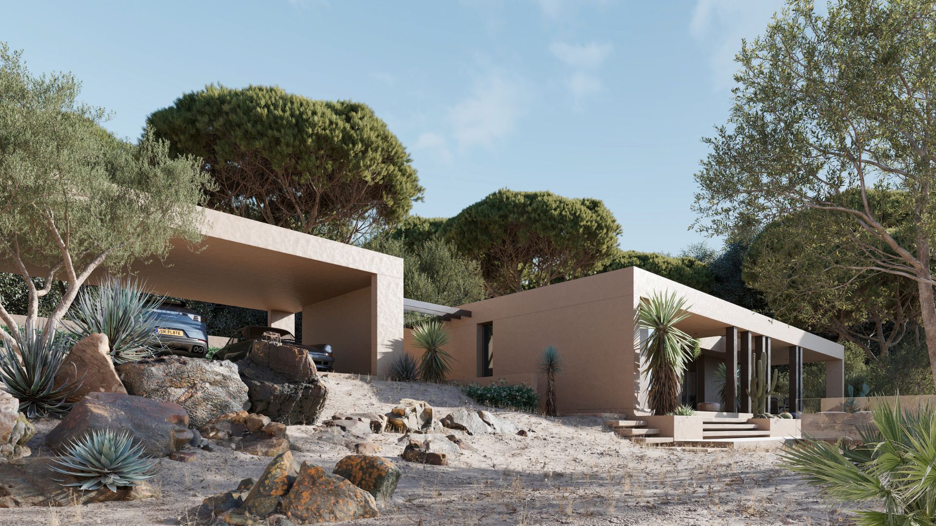 Maison en béton préfabriquée - Modèle Roquebrune - Inhaus France